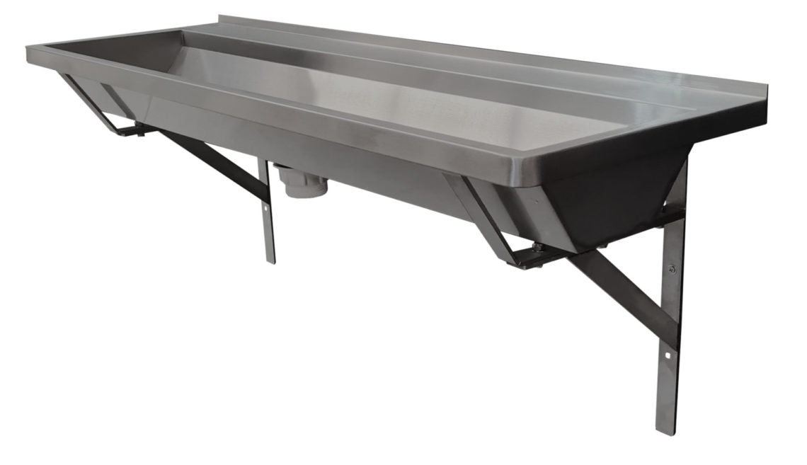 1200mm Stainless Steel Wash and Drinking Trough | MAS